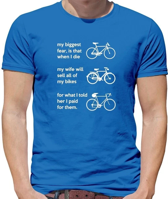 MA FEMME VA Vendre Tous Mes Vélos - T-Shirt Pour Homme - Vélos De Cyclisme Drôle EUR 18,09 ...