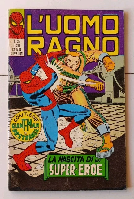 L'UOMO RAGNO CORNO N.35 LA NASCITA DI UN SUPER-EROE giant-man wasp dr ...