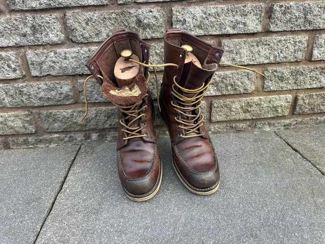 RARE VINTAGE IRISH Setter Sport Boot Red Wing 4583 Moc Toe 8” Boots Uk ...