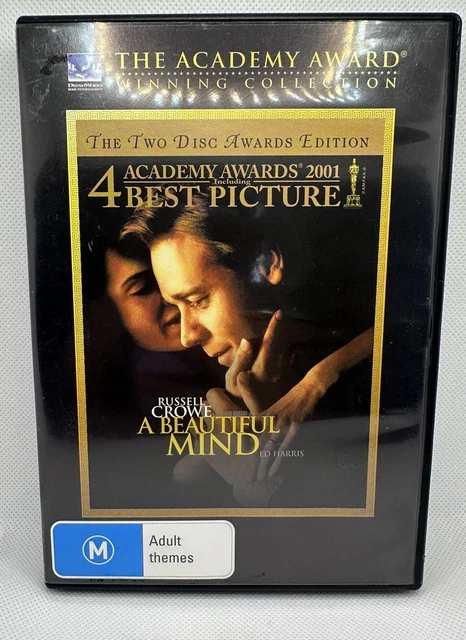A BEAUTIFUL MIND DVD American Biography Drama Mathematician John Nash ...