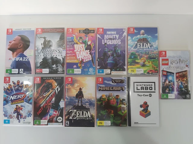 NINTENDO SWITCH 11X Assorted Empty Game Cases - NO GAMES - AUS $30.00 ...