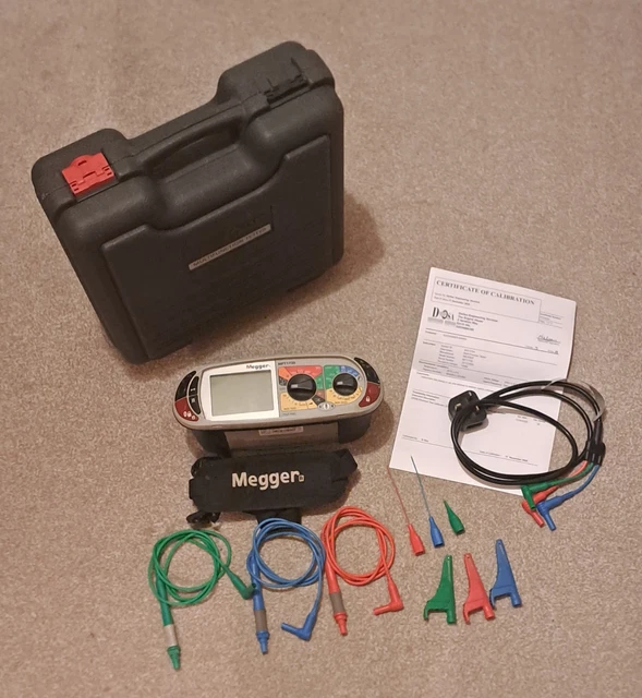 MEGGER MFT1730 MULTIFUNCTION Tester 1730 Calibrated November 2026 M3004 ...