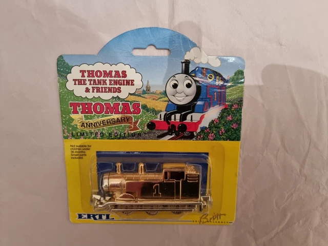 THOMAS & FRIENDS ERTL LIMITED EDITION METALLIC GOLD THOMAS TRAIN ...