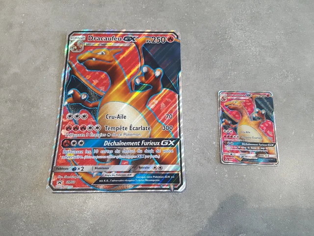CARTE POKÉMON NORMAL Et JUMBO SM60 Dracaufeu GX EUR 25,00 - PicClick FR