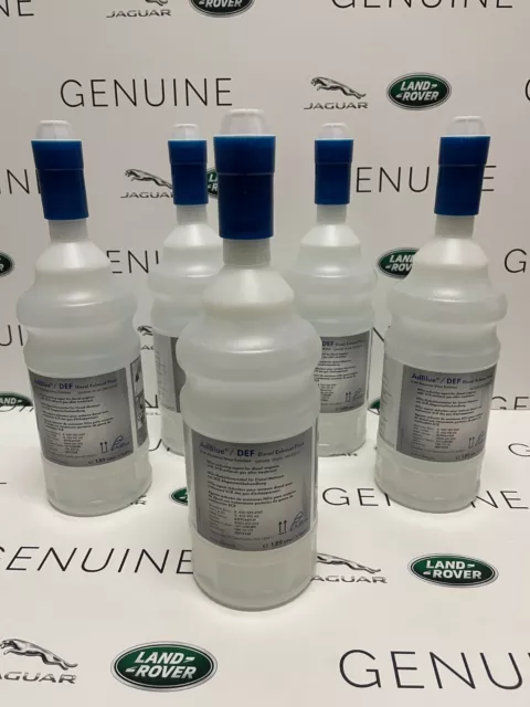 JAGUAR LAND ROVER Genuine AdBlue DEF Diesel Exhaust Fluid 4 x 1.89L 0.5 ...