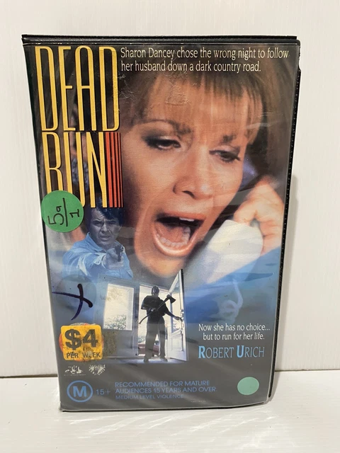 DEAD RUN VHS Retro Vintage Video Cassette Clamshell Cover Video Horror ...