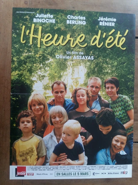 LOCANDINA ORA ESTATE Juliette Binoche Charles Berling Jérémie Renier ...