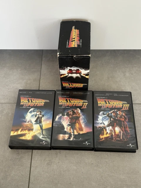ANCIEN COFFRET 3 Cassettes VHS Collector Retour Vers Le Futur La ...