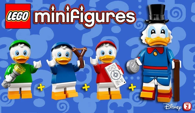 LEGO DISNEY MINIFIGURES 71024 - Scrooge McDuck + Huey + Dewey + Louie ...