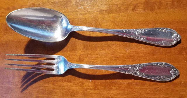 ANCIEN LOT DE 2 couverts argentés EUR 10,00 - PicClick FR