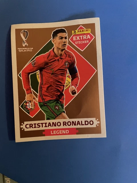 CRISTIANO RONALDO - Panini Qatar 2022 FIFA World Cup Extra Sticker Legend £30.00 - PicClick UK