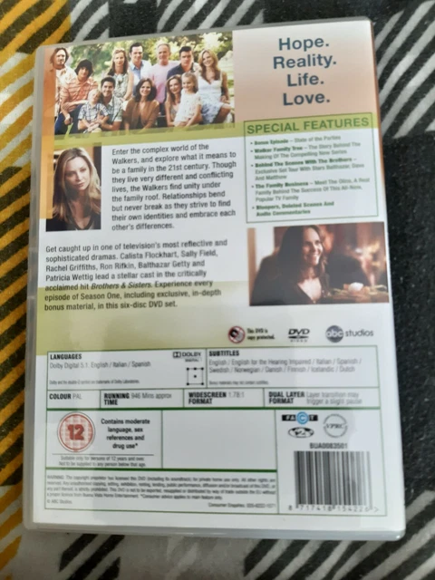 Brothers And Sisters Complete Series 29 Disc 5 Dvd Boxsets Sally Field