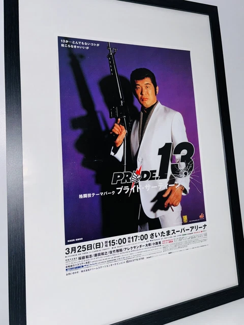 POSTER UFFICIALE PRIDE 13 B3 Kazushi Sakuraba vs Wanderlei Silva UFC ...