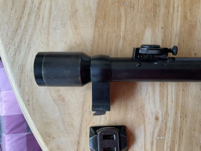 ORIGINAL WW1 WW2 German k98 G98 Mauser Rifle Sniper Scope + case OIGEE ...