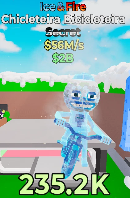 FORTNITE STEAL THE Brainrot [Ice & Fire] Chicleteira Bicicleteira $39. ...