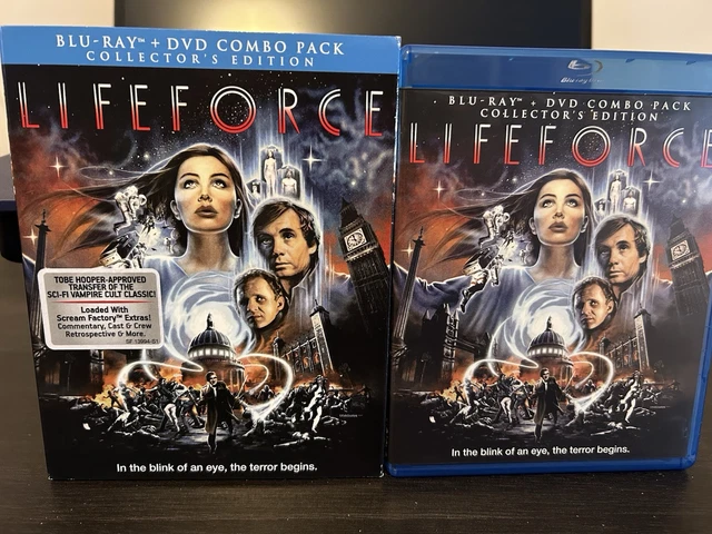 LIFEFORCE BLU RAY Scream Factory Collectors Edition US Release w/ Slip ...