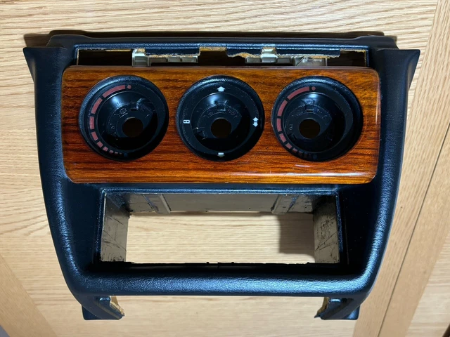 MERCEDES-BENZ W201 190E 190D Centre Console Wood Heater Control Panel ...