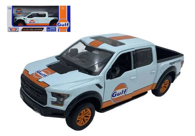 MOTORMAX FORD F-150 RAPTOR 2017 "GULF" LIVERY 1:24 EUR 45,55 - PicClick FR