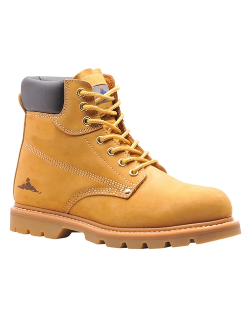 BRODEQUIN COUSU FLEXI-WELT SB HRO couleur : Miel taille 44 - PORTWEST ...
