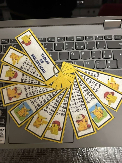 TABLES DE MULTIPLICATION POKEMON EUR 5,50 - PicClick FR