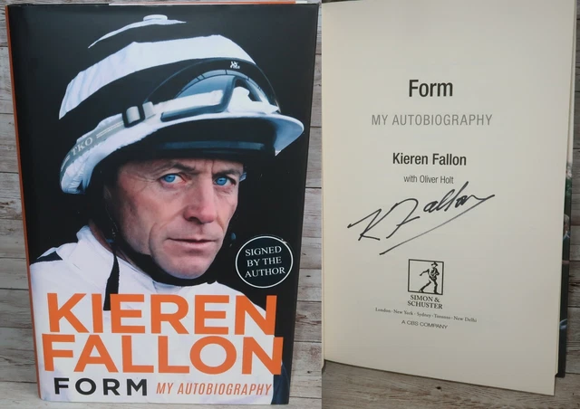 LIVRE SIGNÉ FORME Kieren Fallon autobiographie course équestre EUR 23 ...