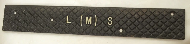 ORIGINAL GENUINE LMS cast iron signal box step tread threshold plate £0 ...
