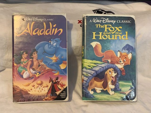 VHS COLLECTION INCLUDING Rare Black Diamond Aladdin and The Fox and the ...