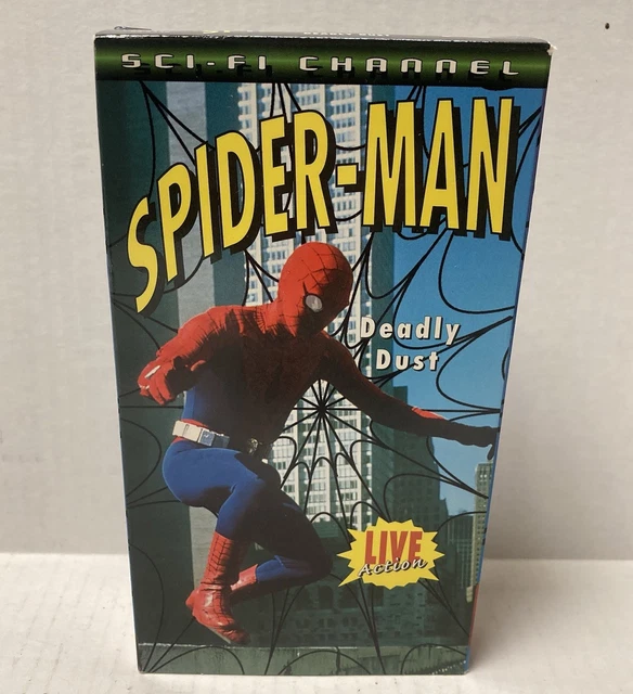 SPIDER-MAN DEADLY DUST Live Action VHS Video Marvel Rhino Sci-Fi EUC ...