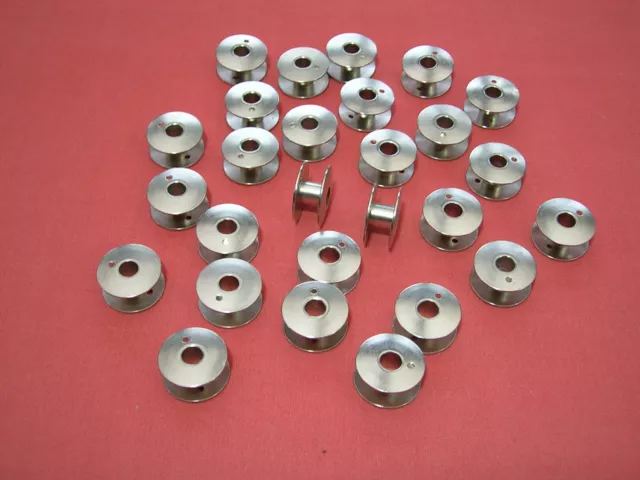 30 SEWING MACHINE Metal Bobbins Fit Lots Of Older Singer Models See ...