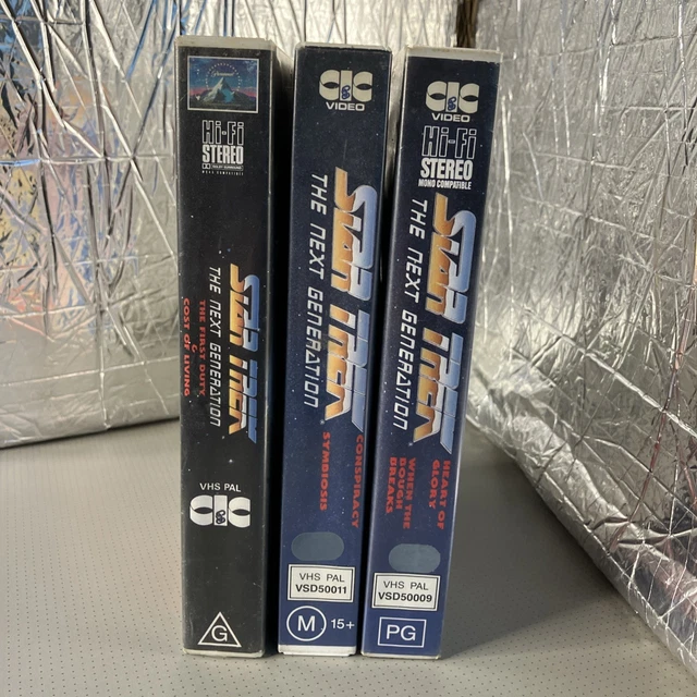 STAR TREK VHS X 3 Cic Video Big Box $130.00 - PicClick AU