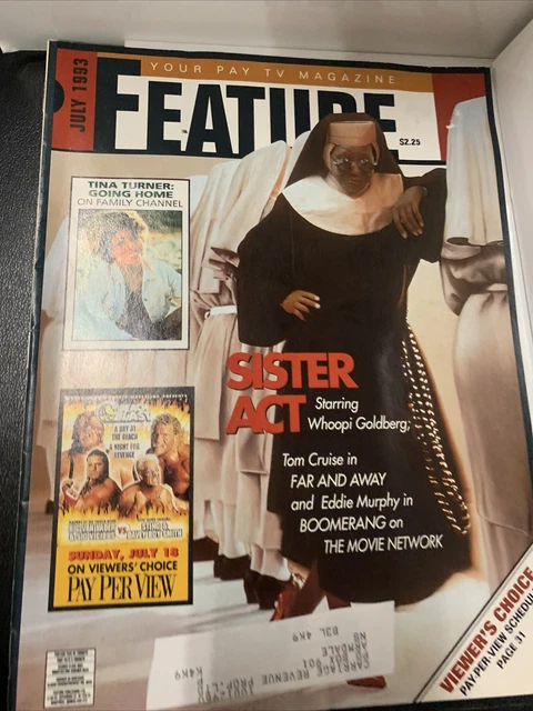 FEATURE JULY 1993 your pay-per-view magazine Tina Turner $25.99 ...