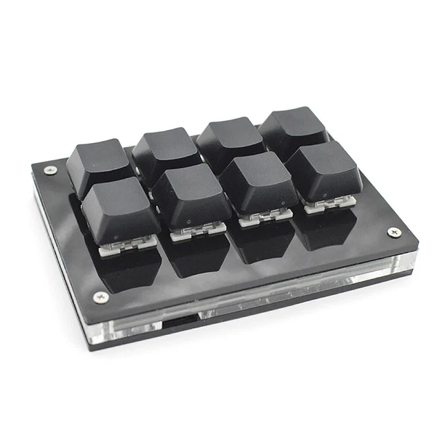 FOR WINDOWS LINUX MacOS 8 Keys Mechanical Keyboard USB Shortcuts ...