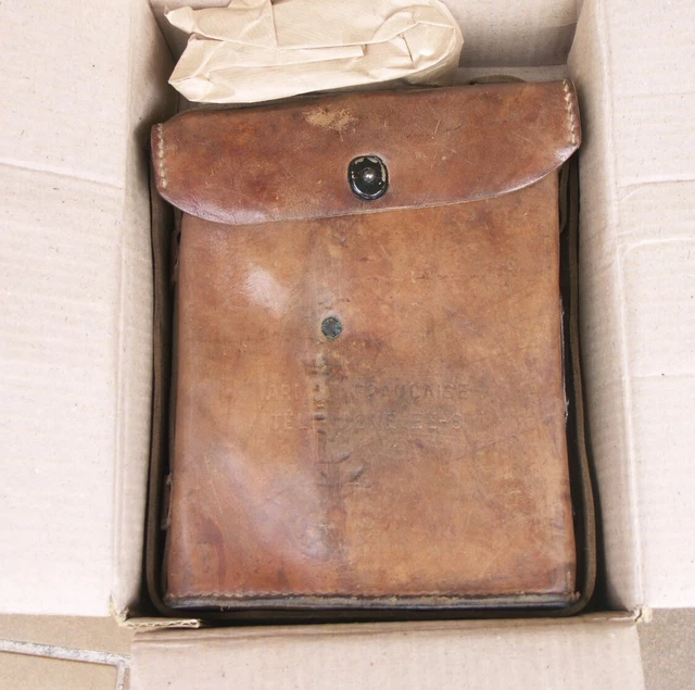 Telephone Militaire De Campagne Ee 8 Us Signal Corps N O S Etui Cuir
