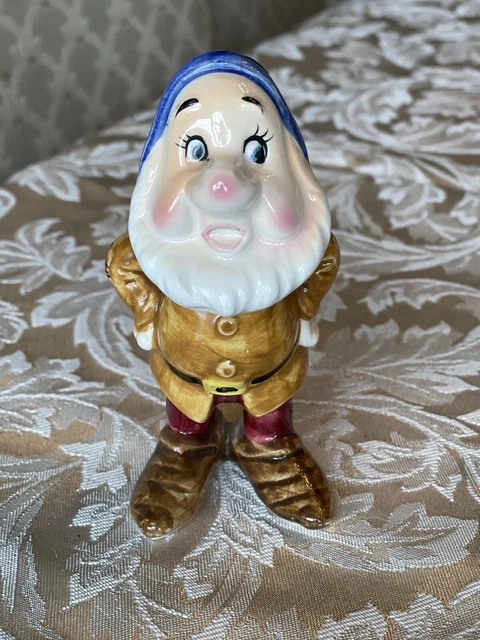 DISNEY ENESCO SEVEN Dwarves Figures. original labels. Complete. No ...