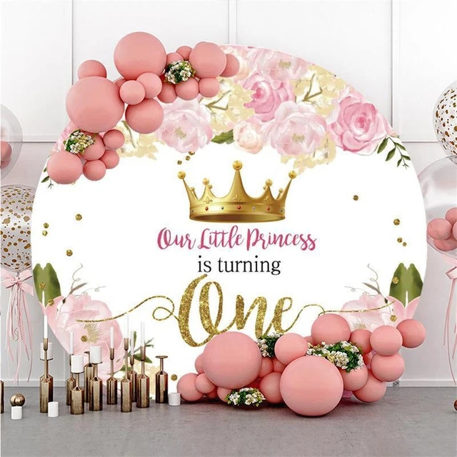 OUR LITTLE PRINCESS Is Turning One Birthday Backdrop $35.97 - PicClick AU