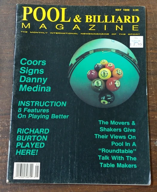 POOL & BILLIARD Magazine May 1989 Nick Varner / Black Boar Cue ...