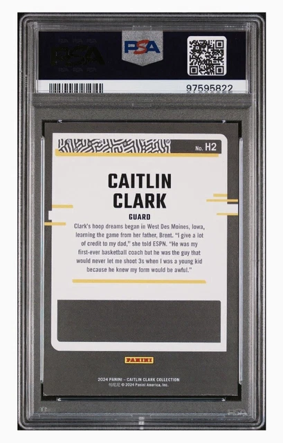 2024 CAITLIN CLARK Coll Highlights-Target #H2 Caitlin Clark PSA 8 NM-MT ...