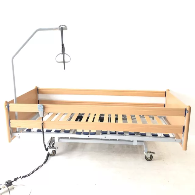 ELEKTRISCHES KRANKENBETT BOCK Pflegebett Belluno Reha 90 x 200 cm ...