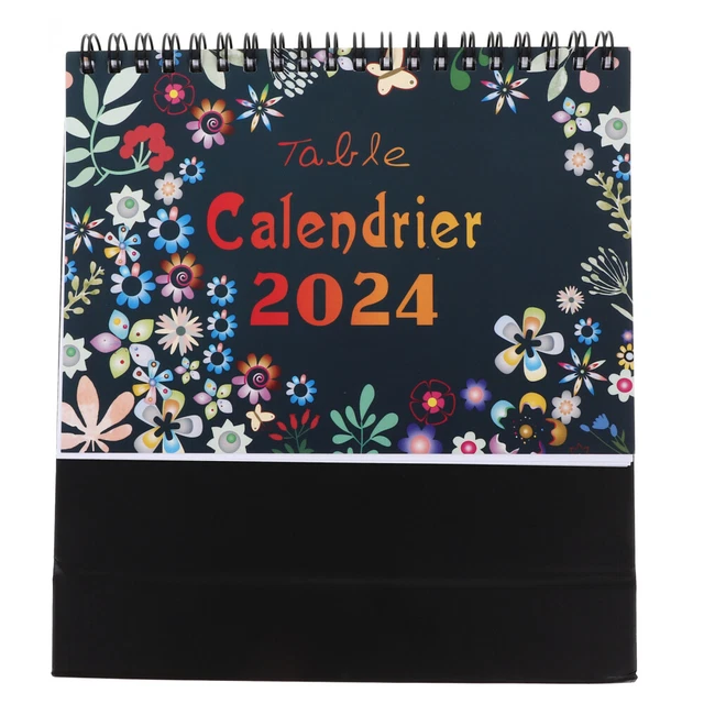 PAPIER CALENDRIER DE Bureau 2024 L'ordre Du Jour La Tente Mini EUR 10 ...