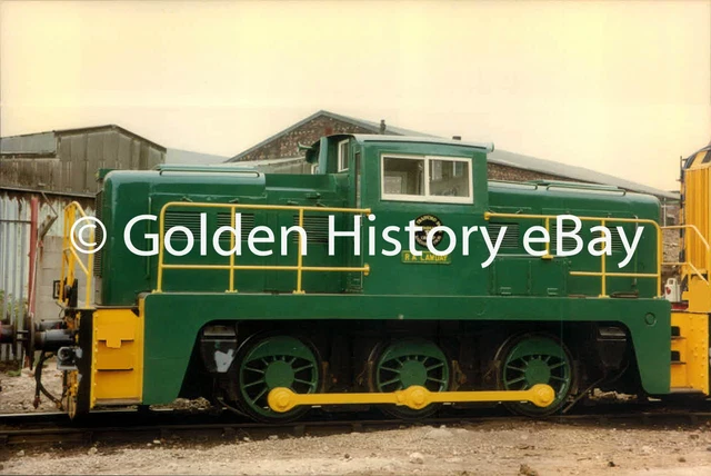 VINTAGE LOCOMOTIVE TRAIN Diesel Steam Old 1990'S Real Photo Photograph ...