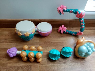 DISNEY STORE LITTLE Mermaid Ariel Musical Instruments Set Excellent ...