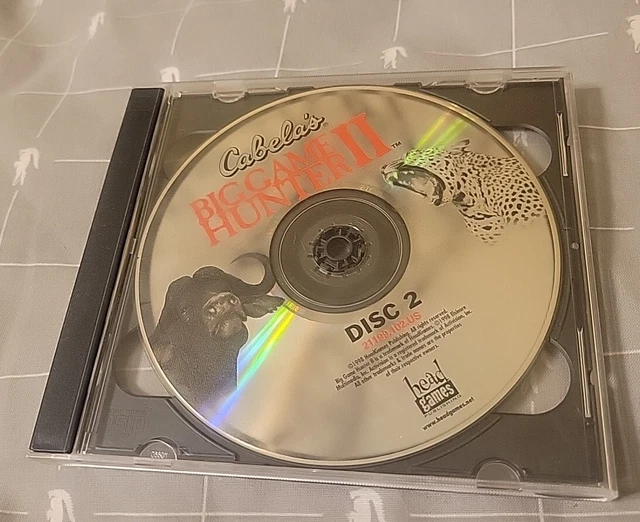 CABELA'S BIG GAME Hunter (PC CD-ROM, 1998) Head Games 2 CD Windows 95 ...