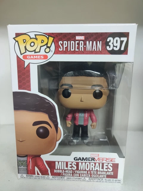 FIGURINE FUNKO POP Games 397 Miles Morales Marvel Spider-Man Gamerverse ...