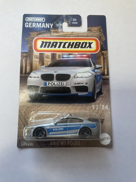 MATCHBOX BMW M5 Police - Polizei Wagen - Neu & OVP - Guter Zustand ...