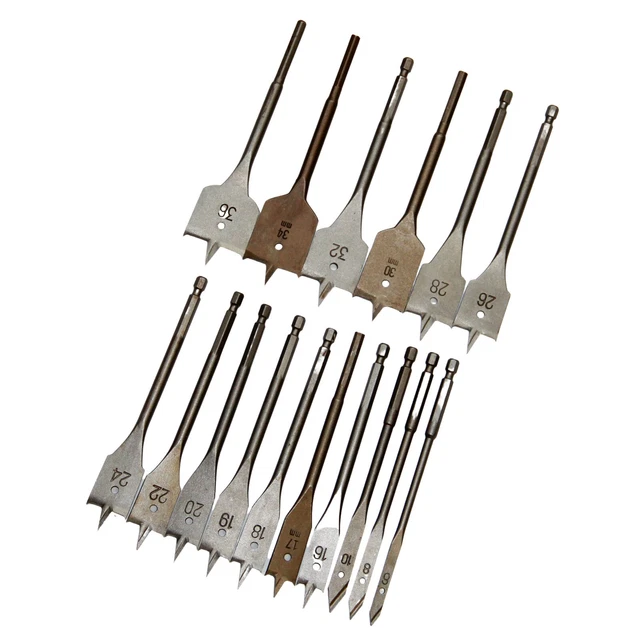 FLACHFRÄSBOHRER SET HOLZ Fräs Bohrer Sechskant Holzbohrer Flachfräser 22565 EUR 12,99 - PicClick DE