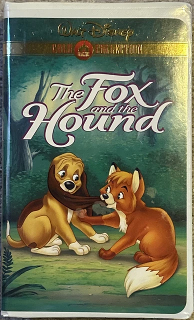 WALT DISNEY VHS The Fox And The Hound Clam Shell Case Vintage Classic ...