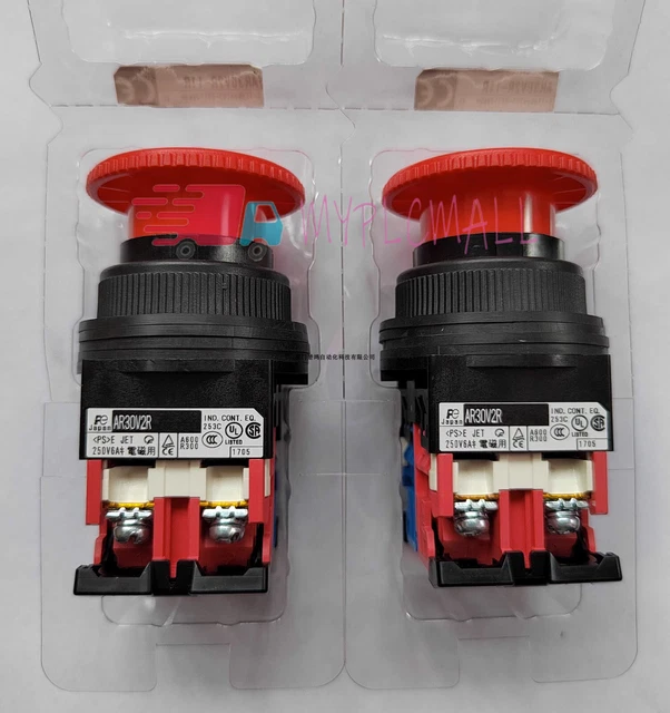 NEW AR30V2R-11R AR30V2R11R Emergency Stop Button Switch (1pcs) #A7 £83.32 - PicClick UK