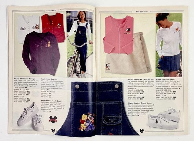2001 DISNEY STORE Vintage Catalog Kids Clothes Pooh Bear Anniv Mini ...