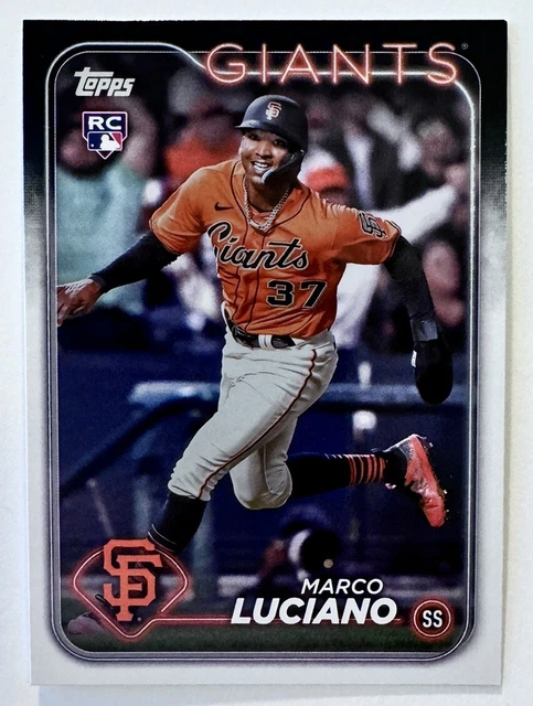 CARTA ROOKIE MARCO Luciano 2024 Topps Series 1 RC #232 San Francisco Giants EUR 2,01 - PicClick IT