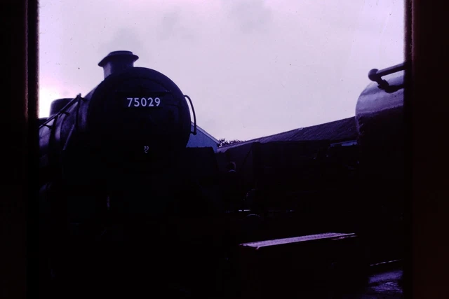 1968 BRITISH RAIL 75029 Longmoor Loco Steam Railway Slide Ref 240A £3. ...